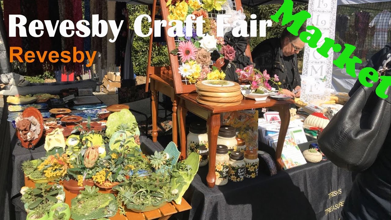 Check out some unique store holders- Revesby Craft Fair - Revesby - YouTube