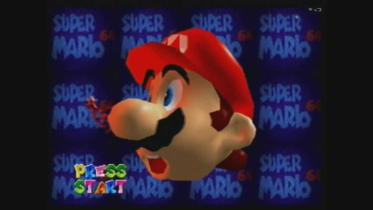 Super Mario 64 Intro & Demo -- N64 - YouTube