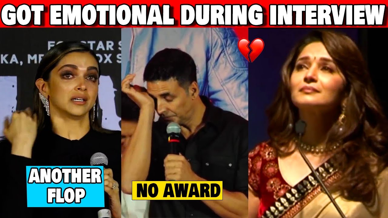 Bollywood Actors Break Down & CRY in PUBLIC | Shahrukh Khan,Akshay ...