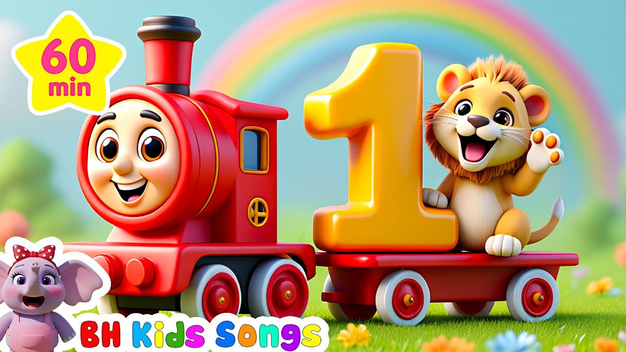 🚂 Number Train | Learn to Count with Fun Kids Song | BH Kids Songs ...