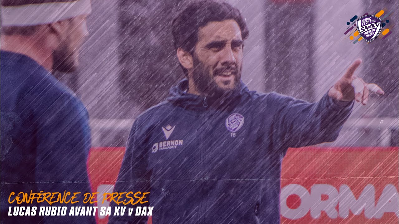 Point presse avant SA XV Dax | Lucas Rubio - YouTube