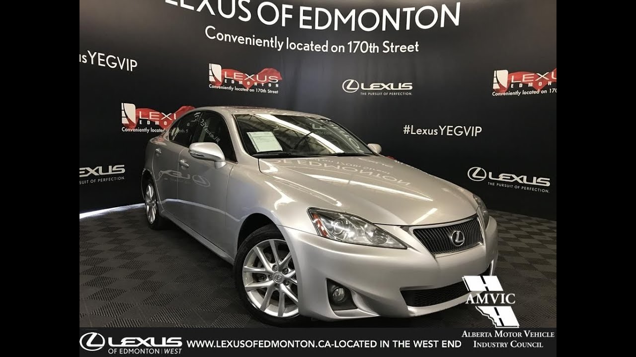 Used Silver 2012 Lexus IS 250 Leather w/ Moonroof & Navigation Package ...