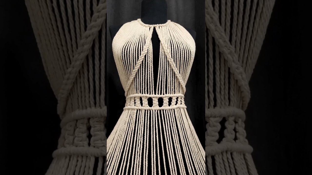 Macrame Dress - YouTube