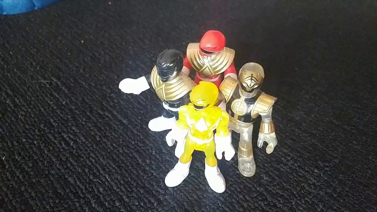 Imaginext Power rangers vs Terror toad p - YouTube