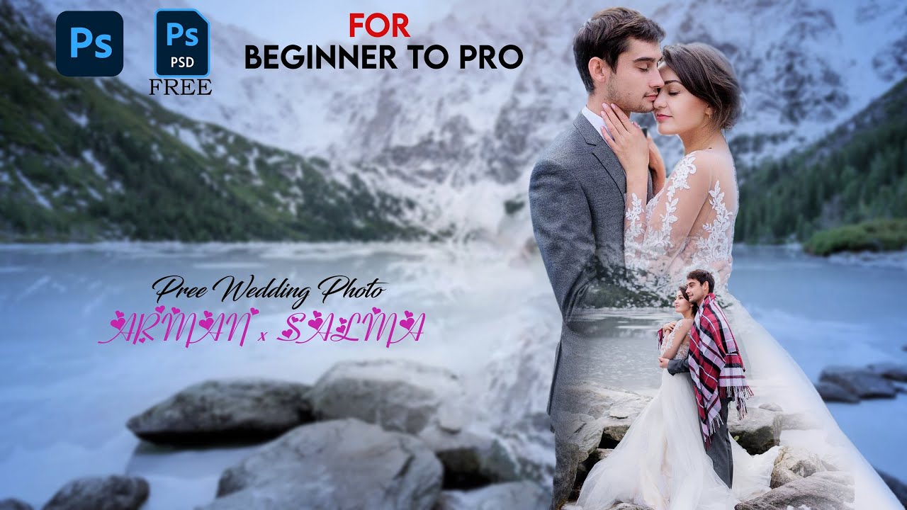 Pre-Wedding Photo Editing in Photoshop #preewedding #photoshop # ...