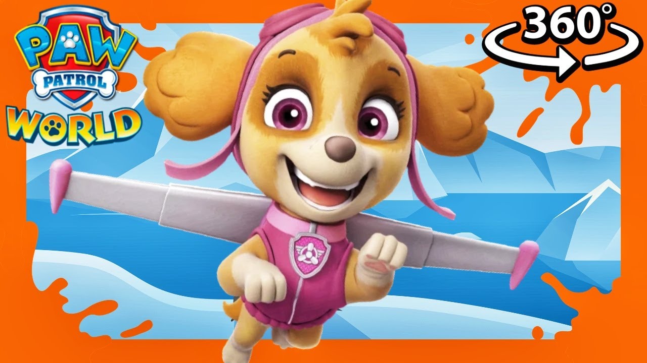 SKYE's rescue mission "This Pups Gotta Fly" | Paw Patrol 360° VR - YouTube