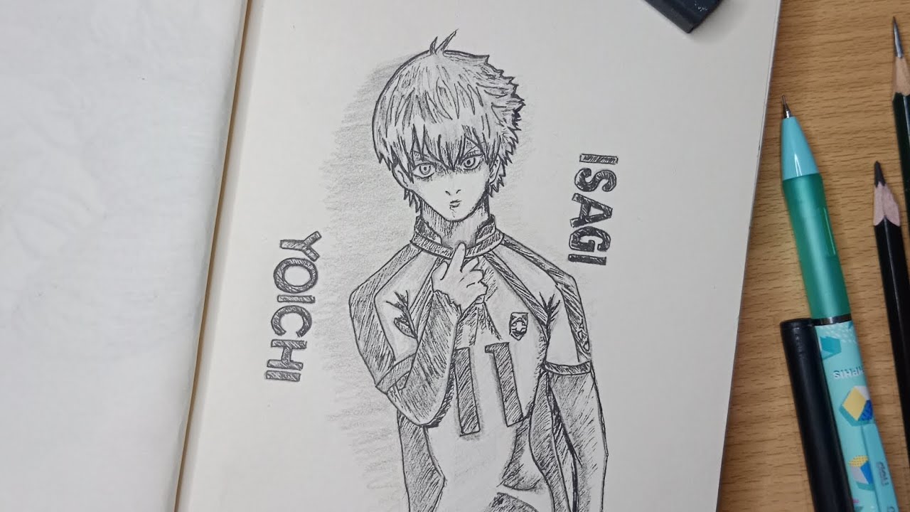 How To Draw Isagi Yoichi Blue Lock [Menggambar Isagi Yoichi Blue Lock ...