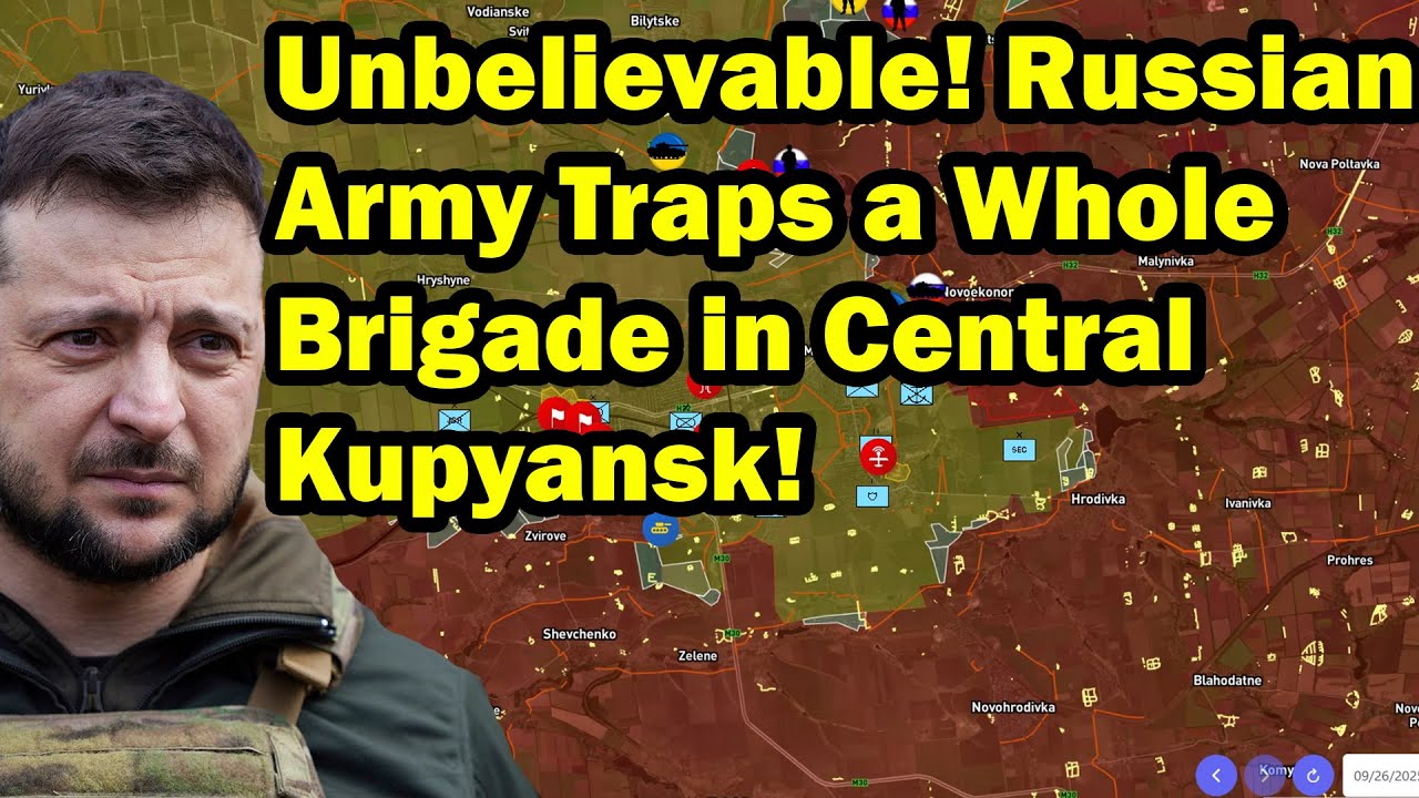 Unbelievable! Russian Army Traps a Whole Brigade in Central Kupyansk ...