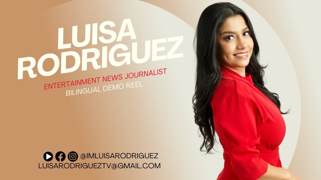 Luisa Rodriguez Bilingual Entertainment Reel - YouTube