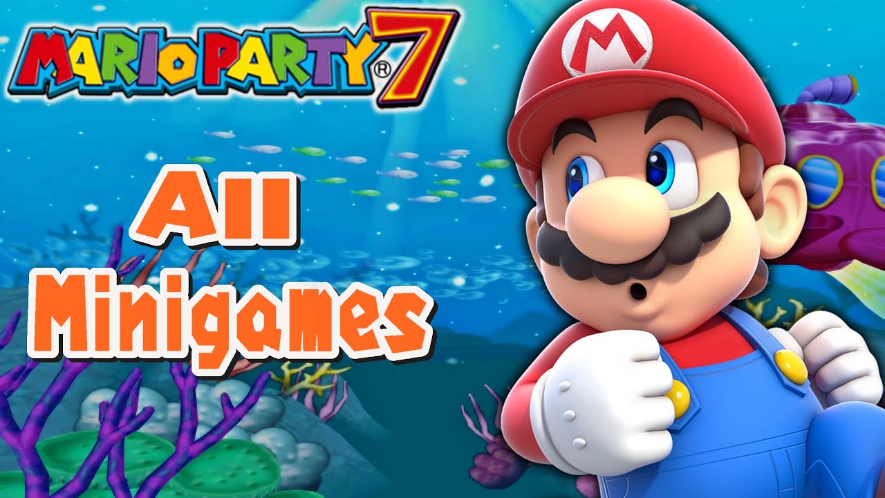 Mario Party 7 - Mario | All Minigames - YouTube