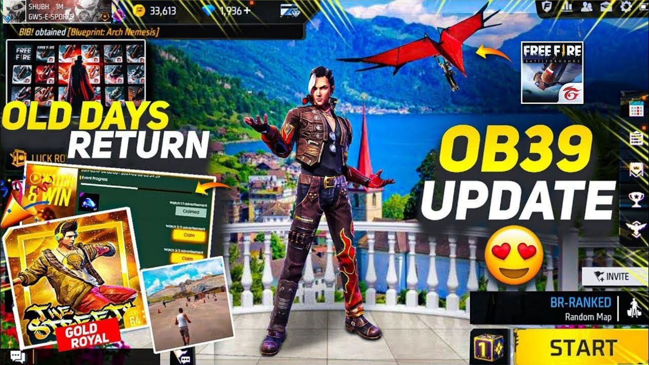 OLD FREE FIRE BACK OB UPDATE| FREE FIRE NEW EVENT| FF NEW EVENT TODAY ...