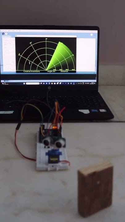 DIY Radar System 📡| Ultrasonic sensor |Arduino #shorts - YouTube