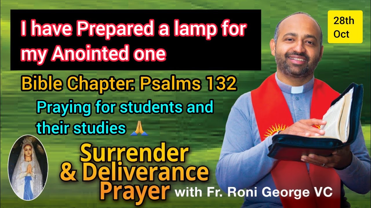 Daily Surrender & Deliverance Prayer BOOK OF PSALMS 132 - ANNOINTED ...