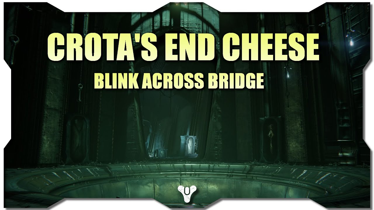 Destiny Crota's End Cheese Solo! How To Blink Across The Bridge! - YouTube