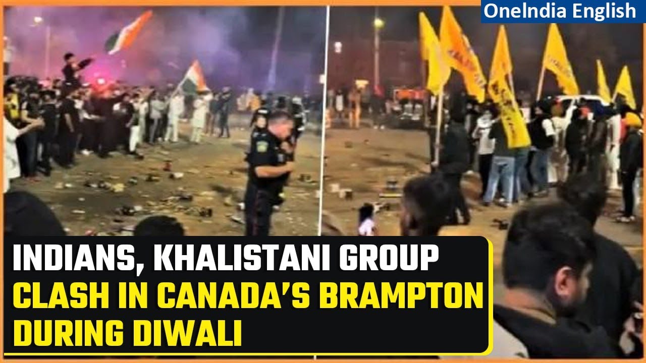 Canada: Khalistani groups throw stones at Diwali celebration attendees ...