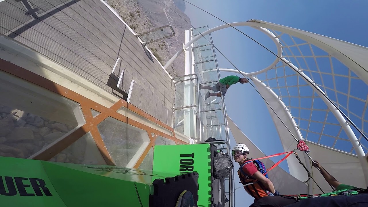 Jebel Jais Flight - World’s Longest Zipline - POV - YouTube