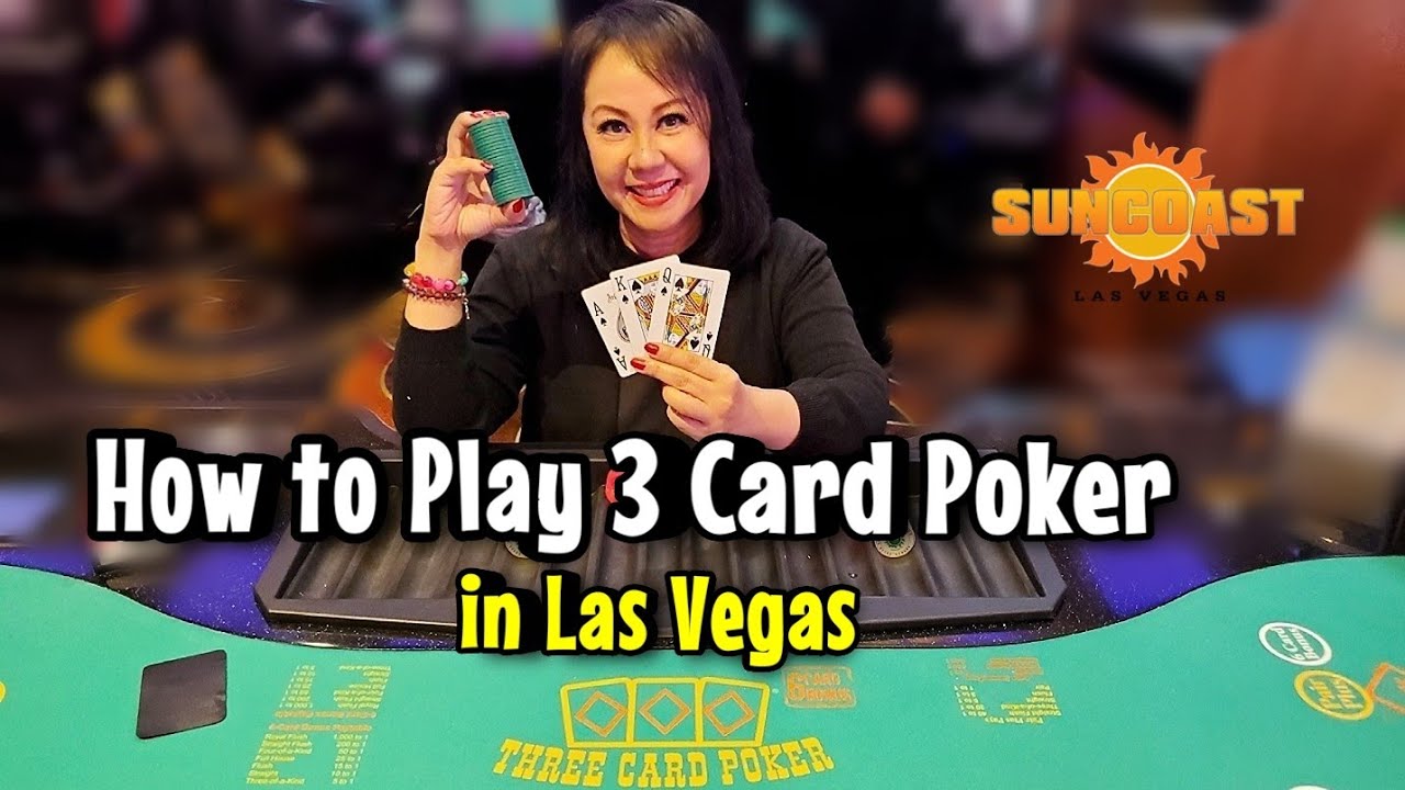 How to Play 3 Card Poker in Las Vegas - YouTube