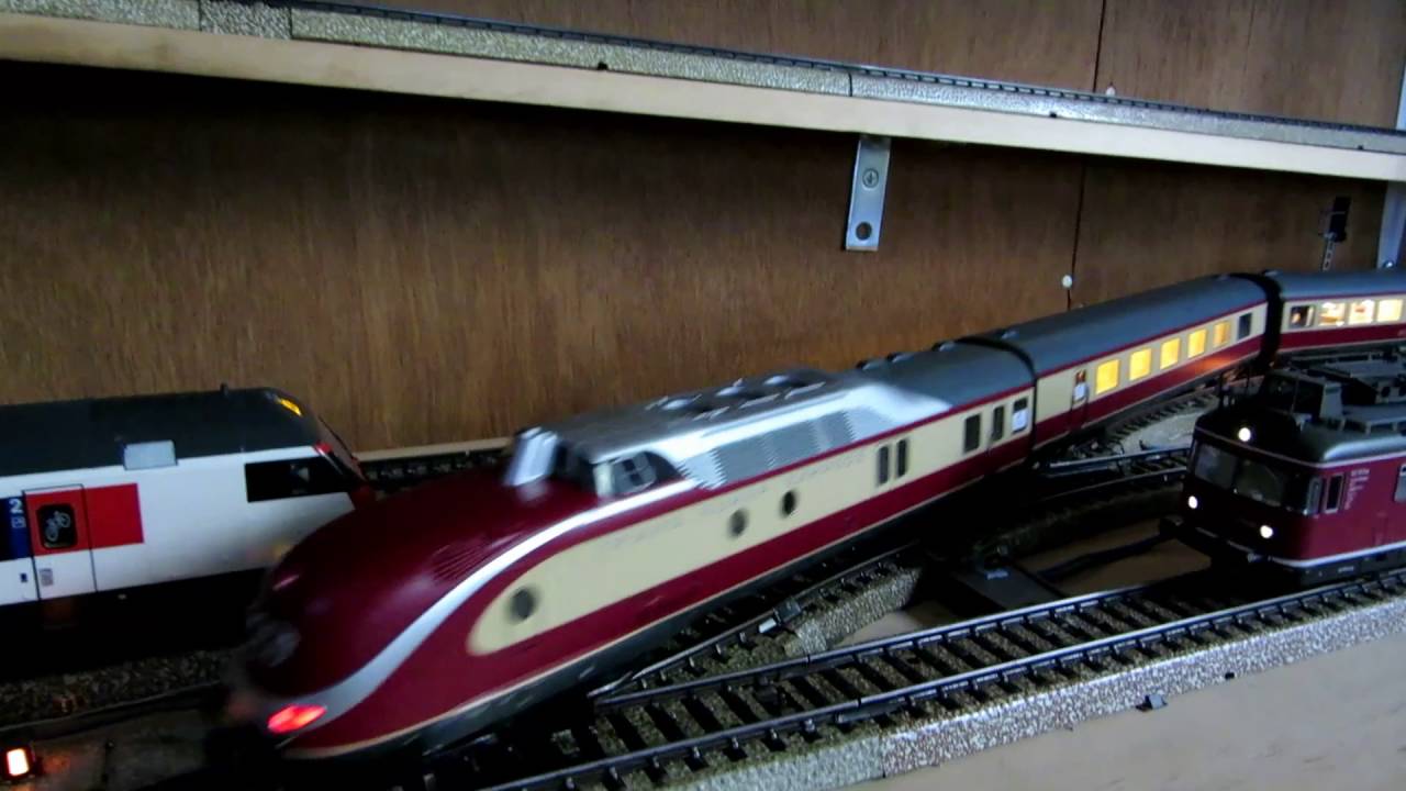 Marklin 37604 Testing on M-track Turnouts - YouTube