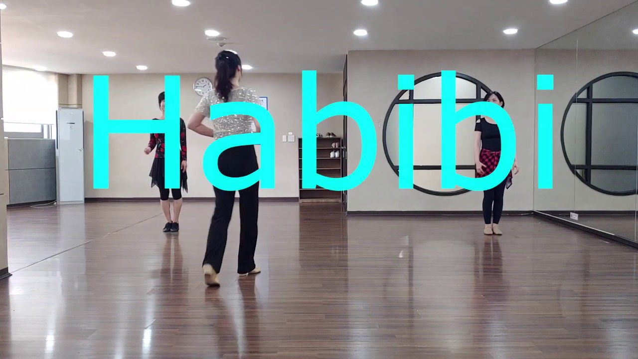 Habibi Line Dance (Improver) Gary O'Reilly (Demo&Count) - YouTube