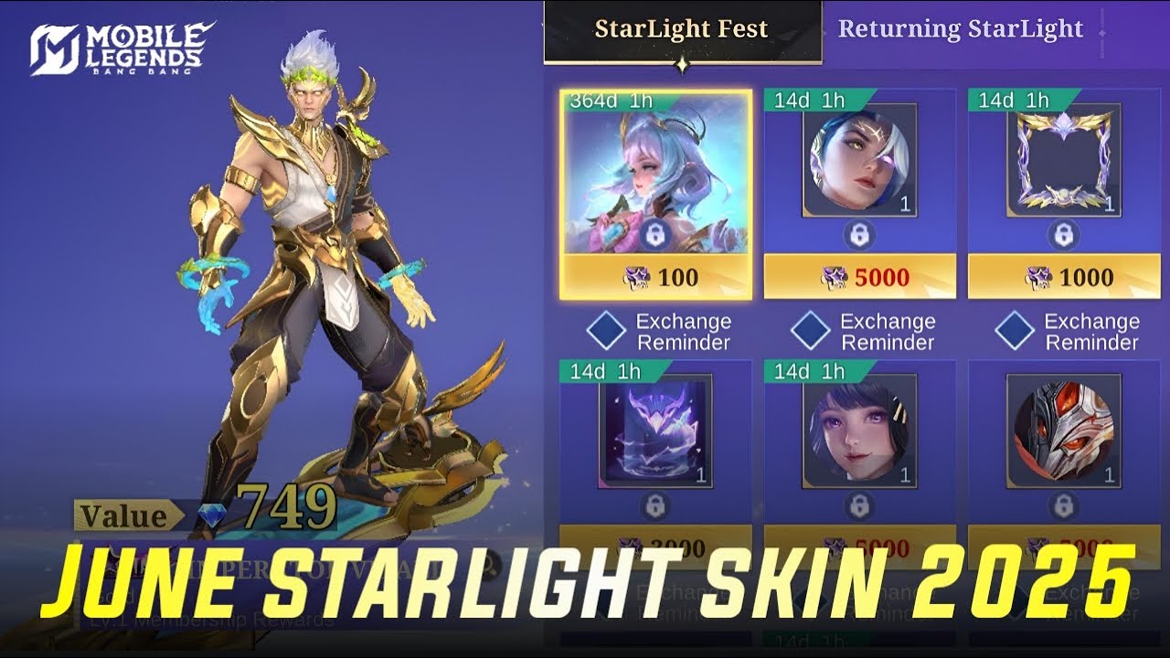 STARLIGHT PASS NEWLY UPDATED UI AND SYSTEM - ALL REWARDS IN JUNE ...
