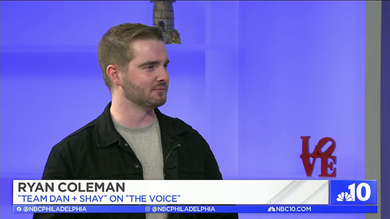 Bucks County singer Ryan Coleman of 'The Voice' speaks with NBC10 - YouTube