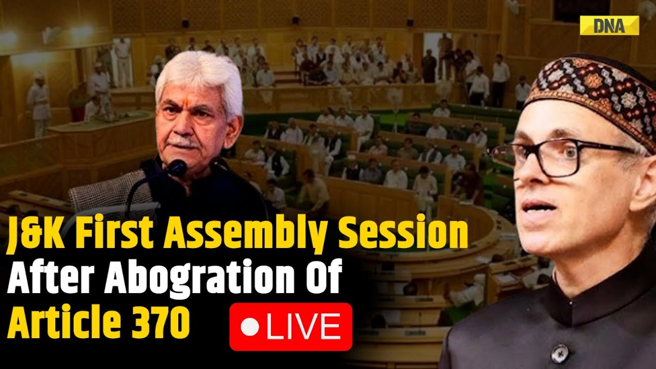 J-K New Assembly Session LIVE: Jammu-Kashmir Holds 1st Assembly Session ...