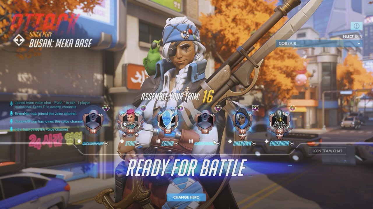 Overwatch 1 Ana (No Commentary) Overwatch Gameplay (1080p 60) - YouTube