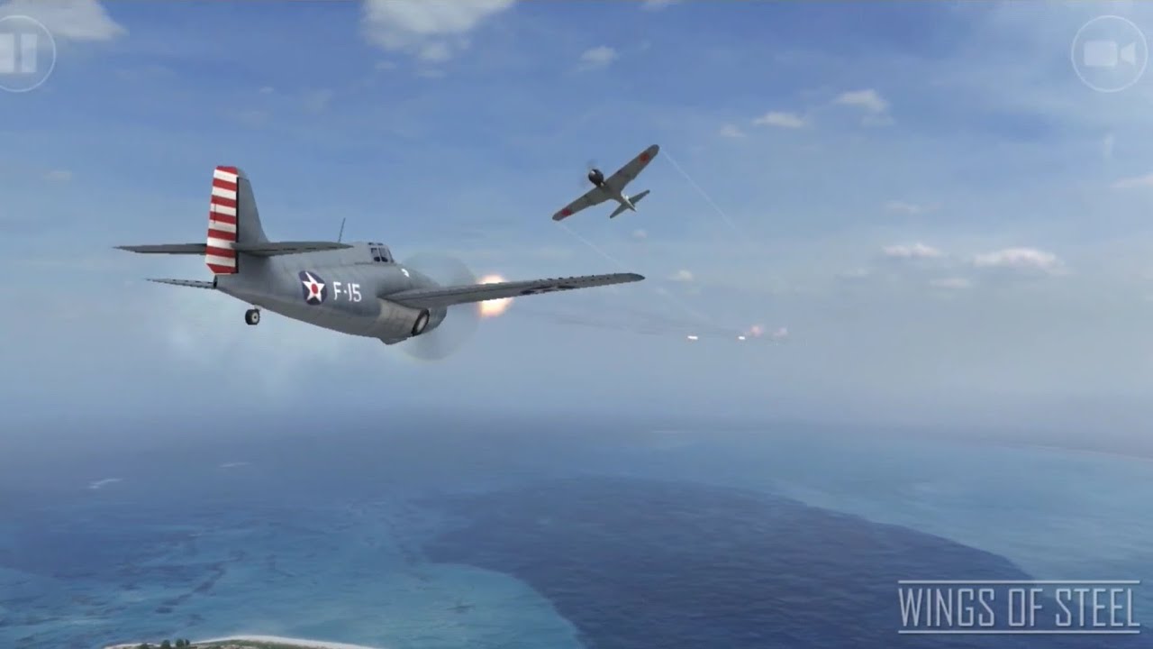 Wings of Steel - Mission 9 Air to Air Combat Cinematic Replay - YouTube