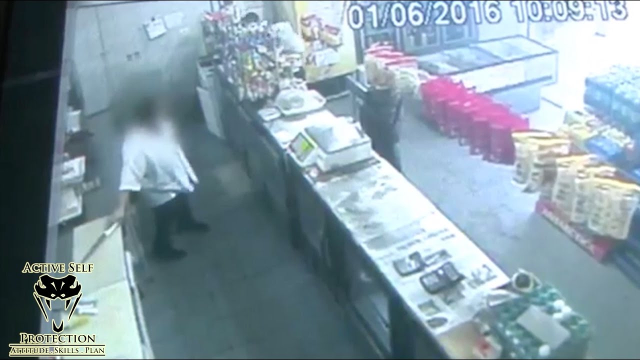 Store Owner Disarms Armed Robber Youtube