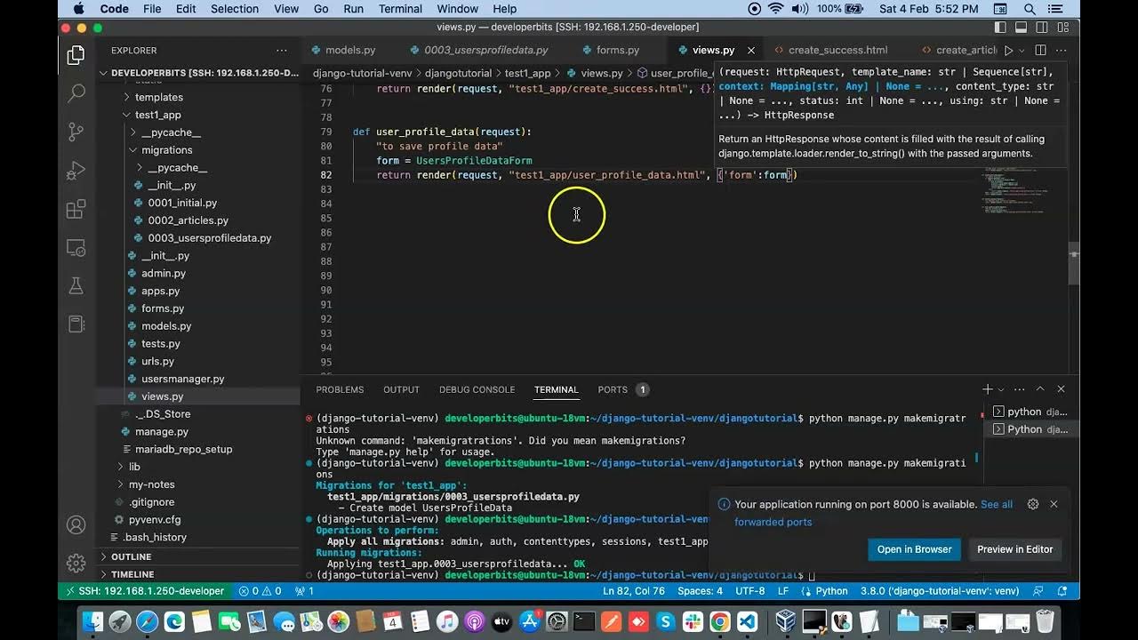 FORM VALIDATION IN DJANGO (How to add server-end form validation in Django) - YouTube