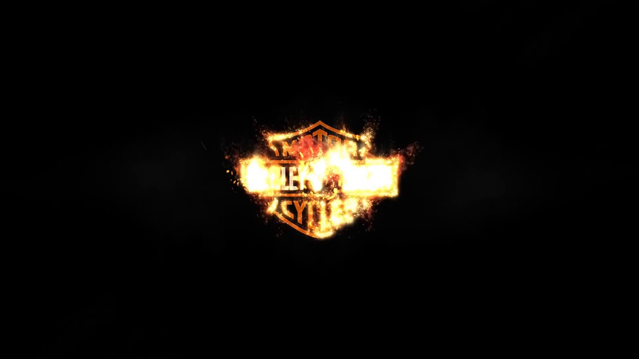 Harley Davidson "Burn Logo" - YouTube