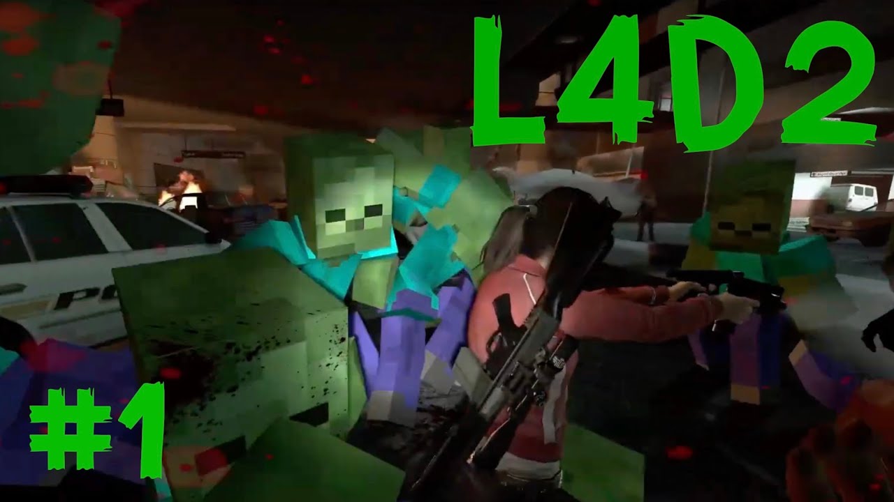 Getting Jumped by Minecraft Zombies | L4D2 1 - YouTube