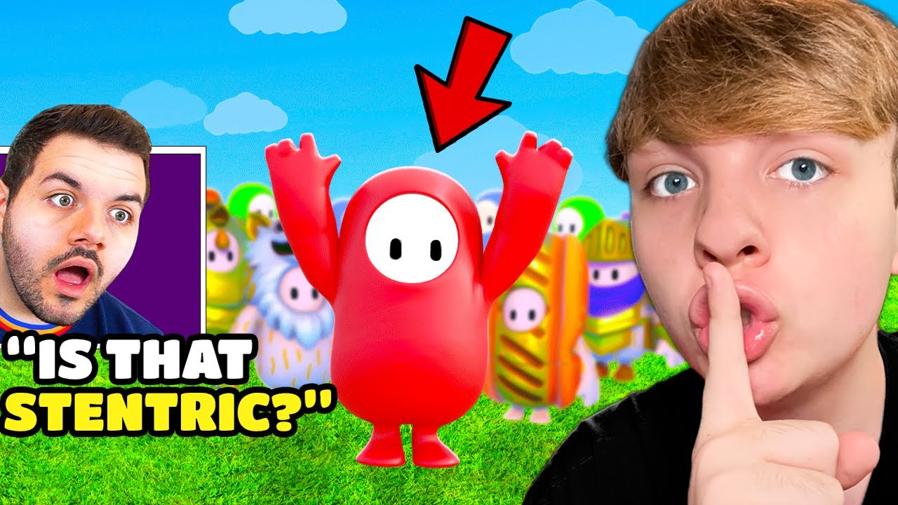 I Snuck Into Courage's Fall Guys Tournament! - YouTube