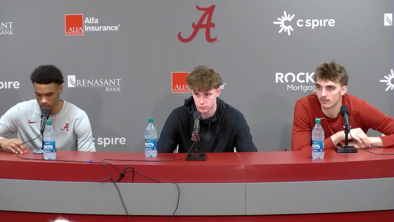 Alabama basketball stars Grant Nelson, Rylan Griffen & Sam Walters ...