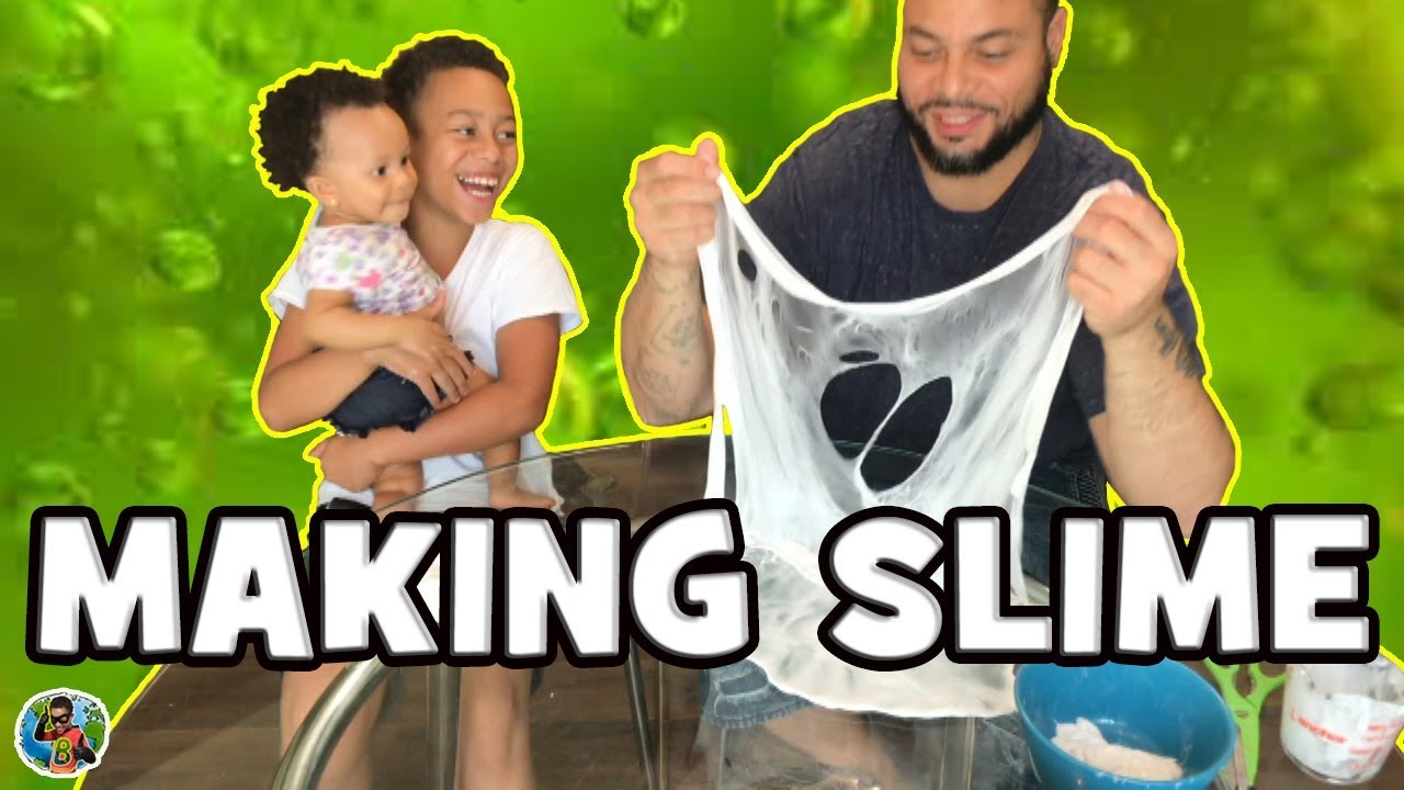 Hilarious first time making slime (Slime taste gross) Slime Challenge ...