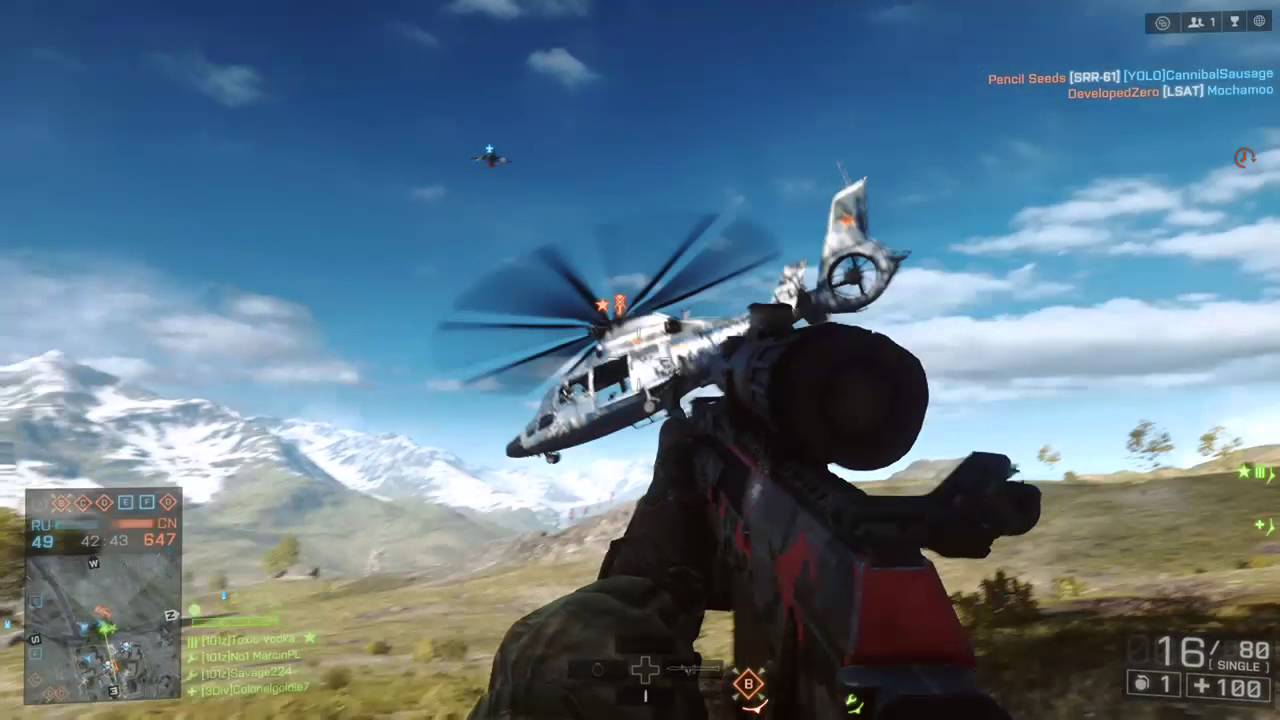 Amazing RPG helicopter kill - YouTube