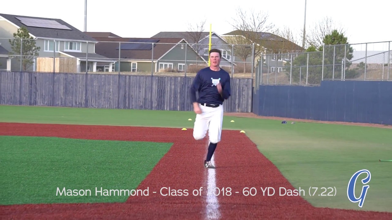 Mason Hammond Recruitment Video 60 YD Dash - YouTube