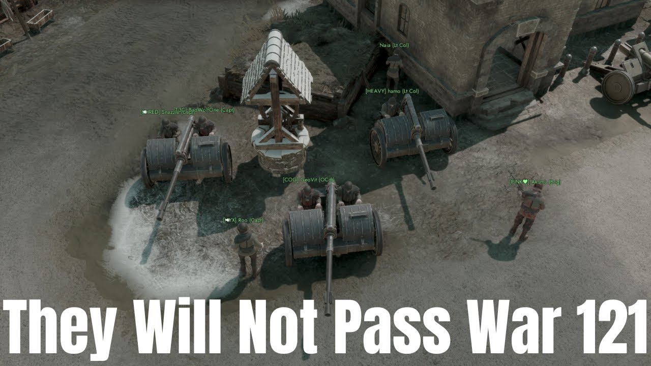 They Will Not Pass War 121 - YouTube