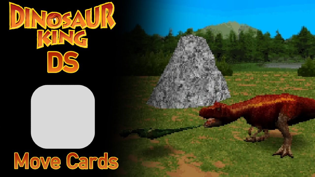Dinosaur King DS: All NORMAL Move Cards! - YouTube