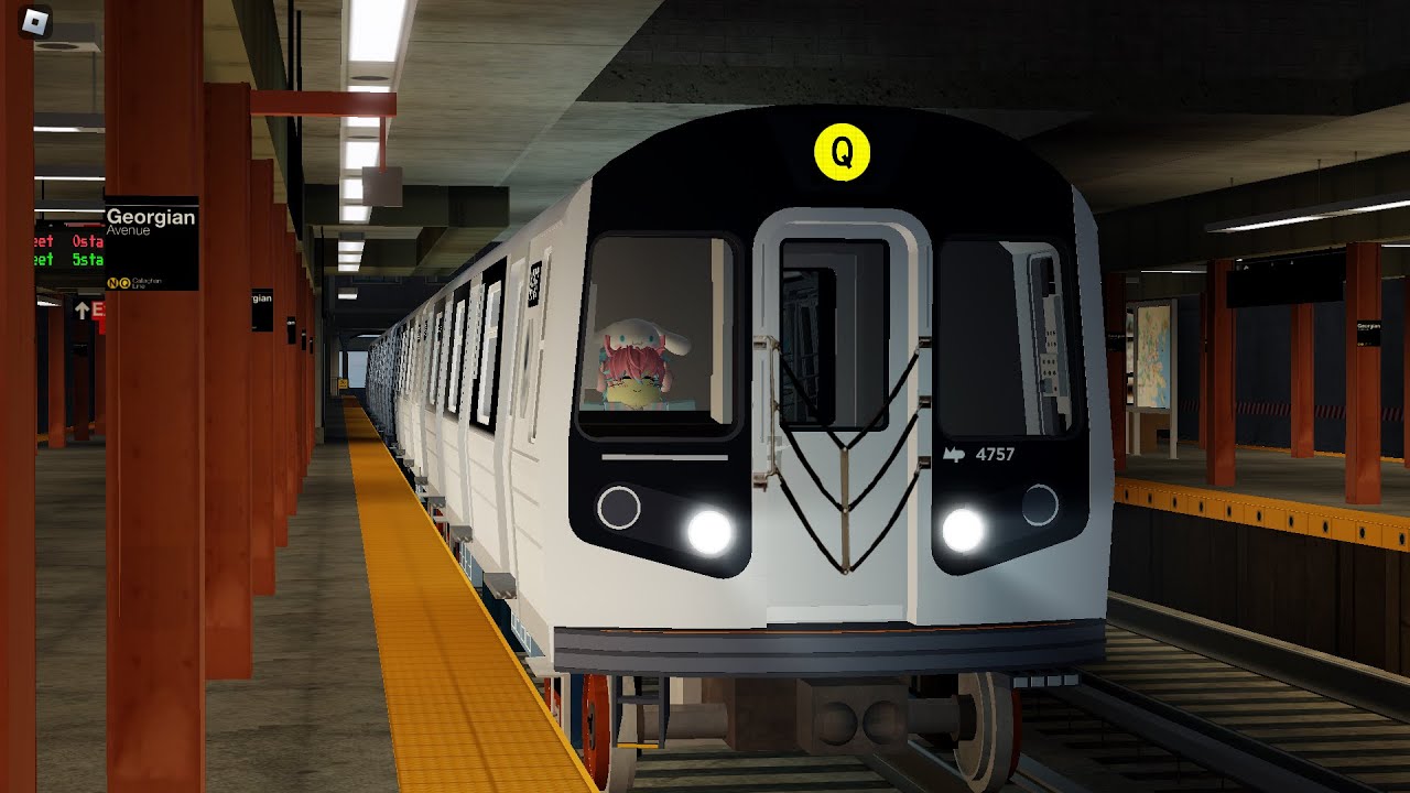 PTA Subway, Potatoburg bound PX-1R Q train at Georgian Avenue - YouTube