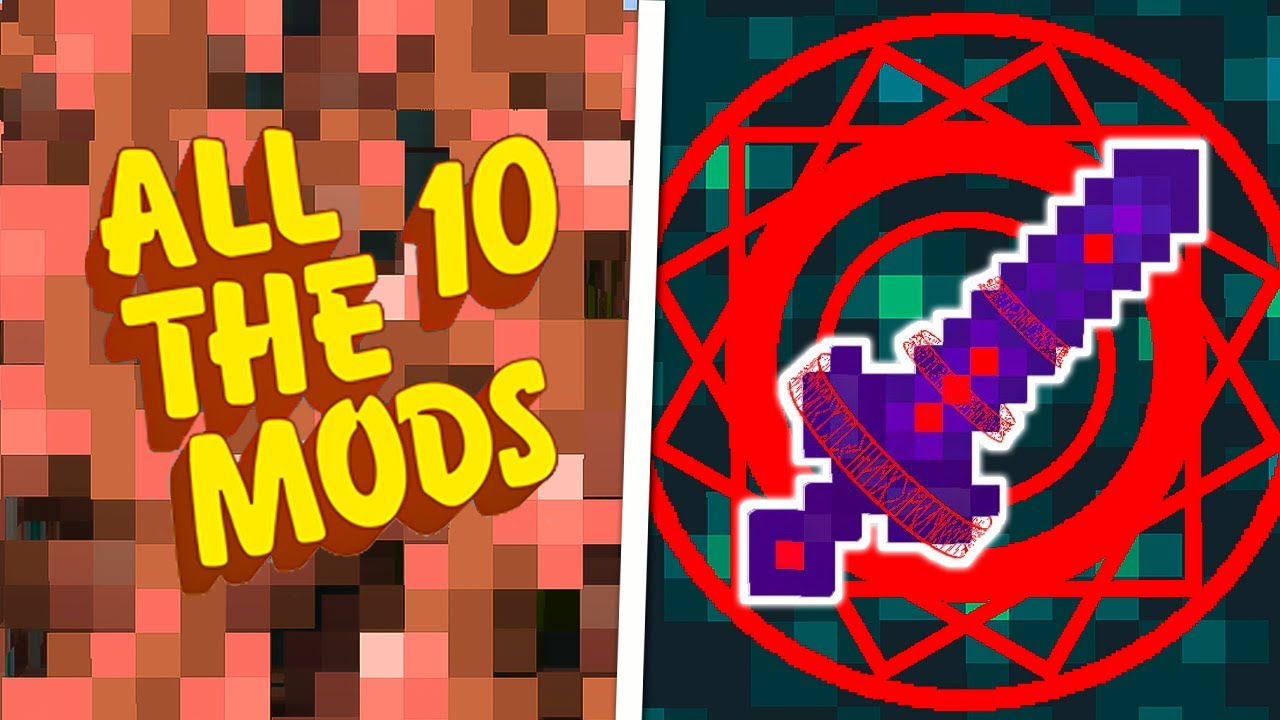 I Built Minecraft's Strongest Sword! Modded Minecraft! - YouTube