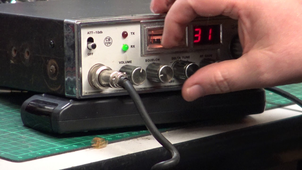 Eurosonic PT40 UK CB27/81 CB radio (mobile) - On The Air Test - YouTube