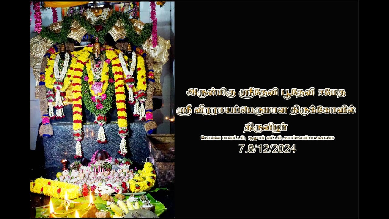 perumal temple function 7,8/12/2024 - YouTube