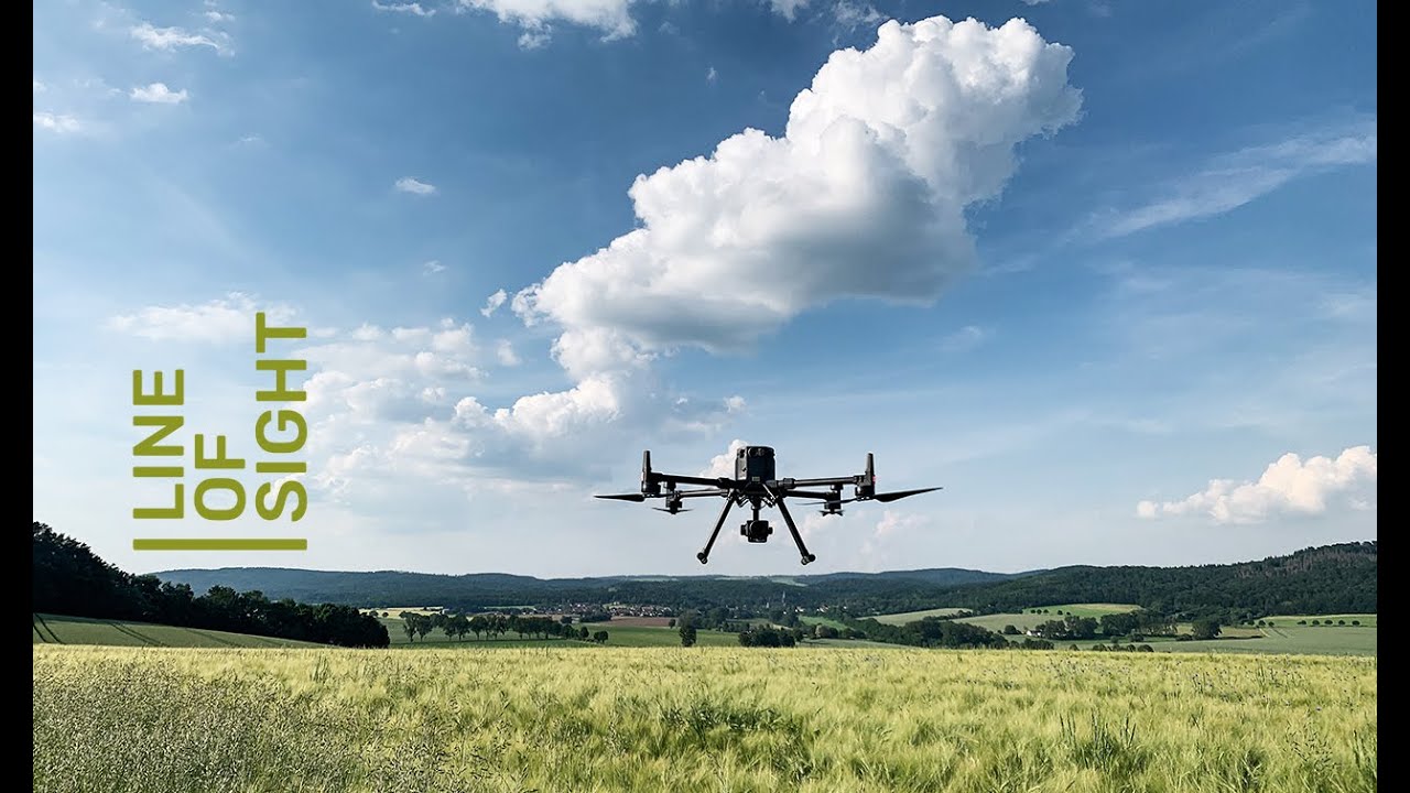 Line of Sight Test Telecom with drone - YouTube