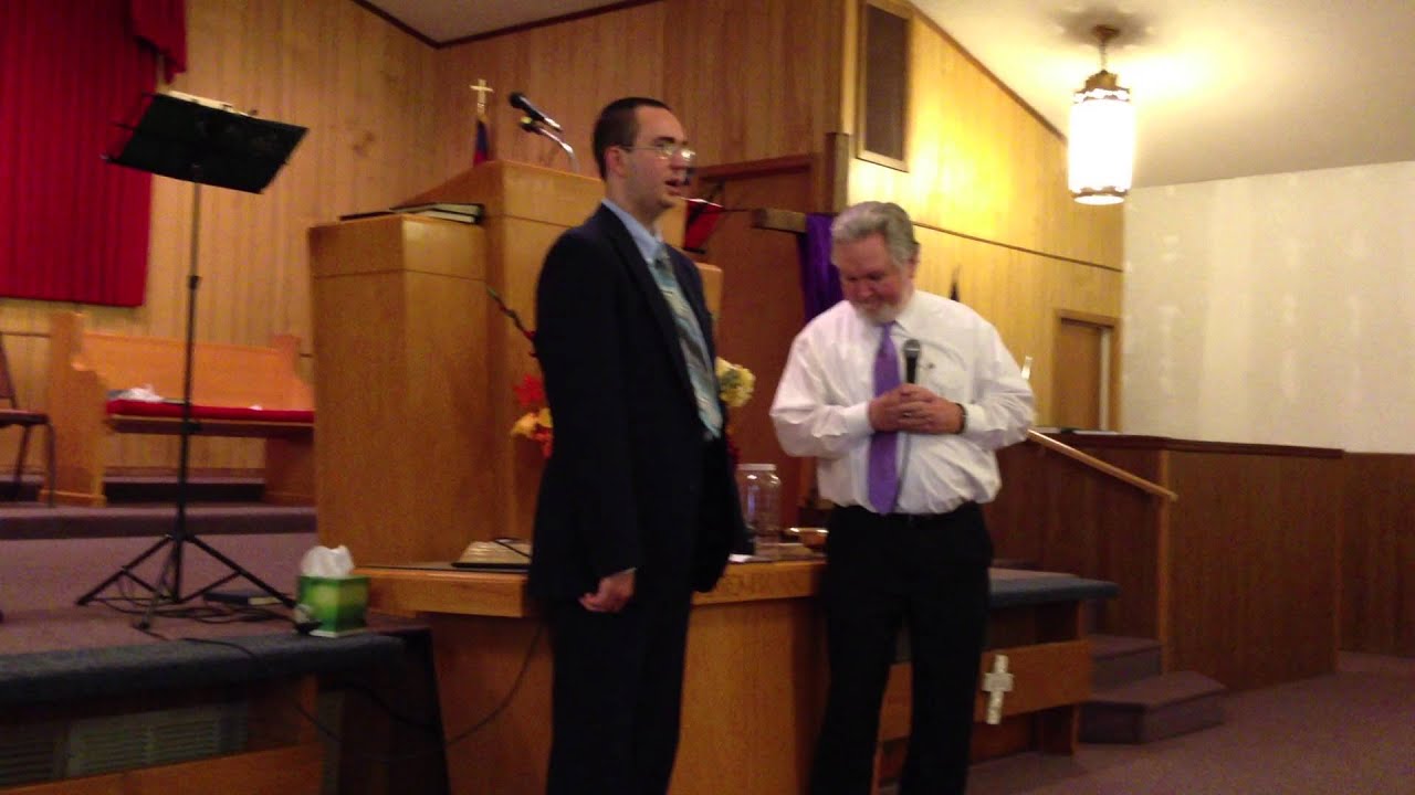 Wesley Hillman getting his Preaching License - YouTube