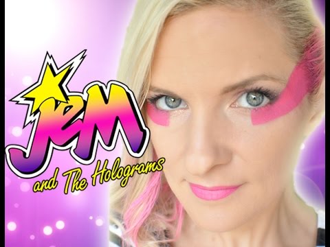 Jem & the Holograms (2015) Makeup Cosplay Face Paint Costume Tutorial ...