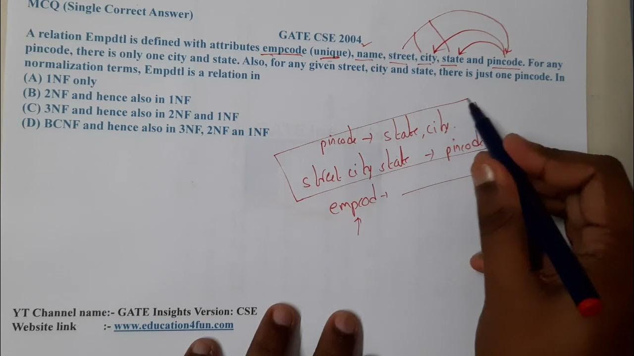 GATE CSE 2004 - YouTube