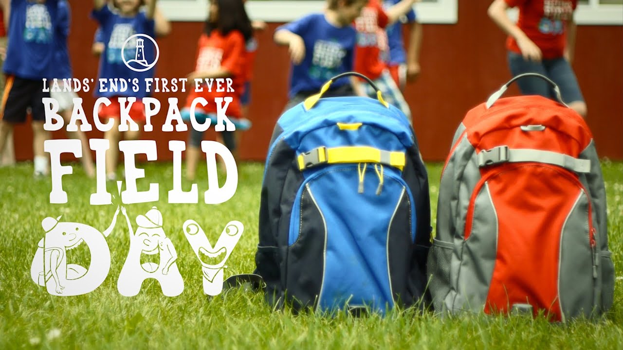 First Ever Backpack Field Day | Lands' End Kids - YouTube