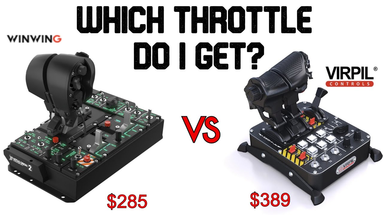 Virpil vs WinWing - Which Throttle is Better? Orion 2 vs CM2 - YouTube