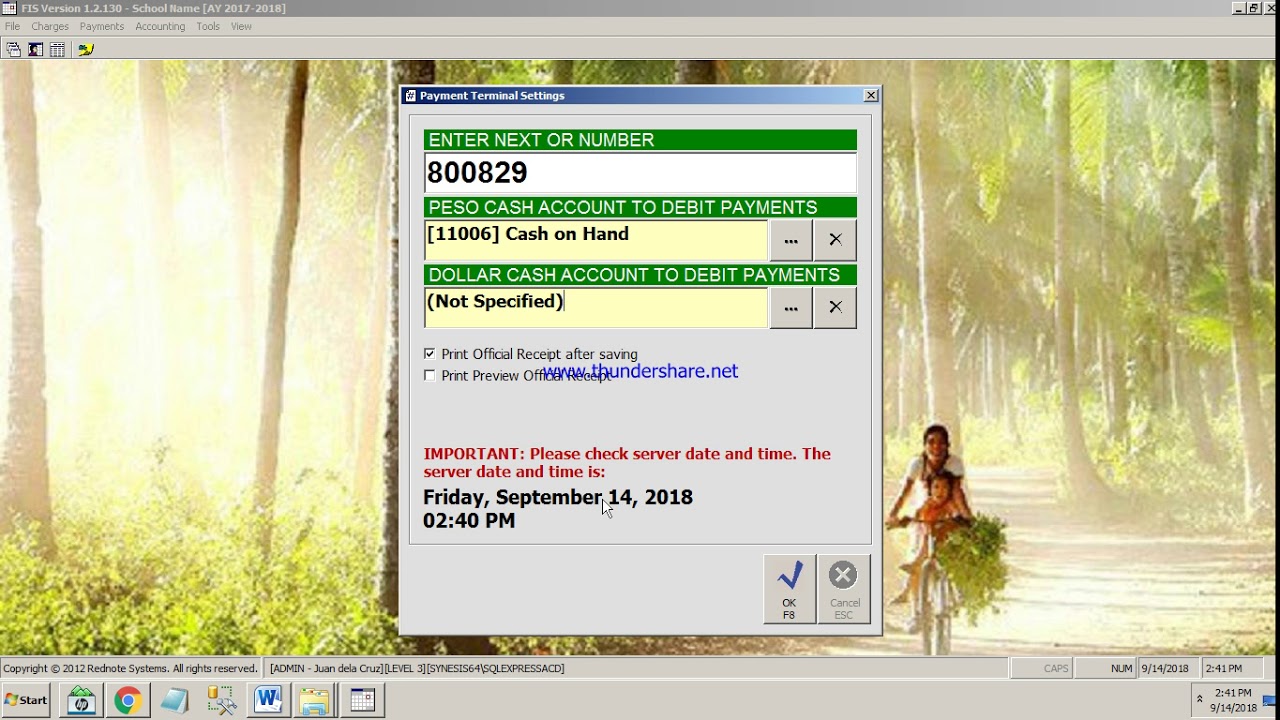 FIS: How to process a payment - YouTube